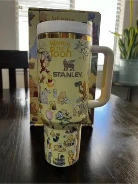 Stanley | Dining | Stanley Pale Yellow Winnie The Pooh Illustrated ...